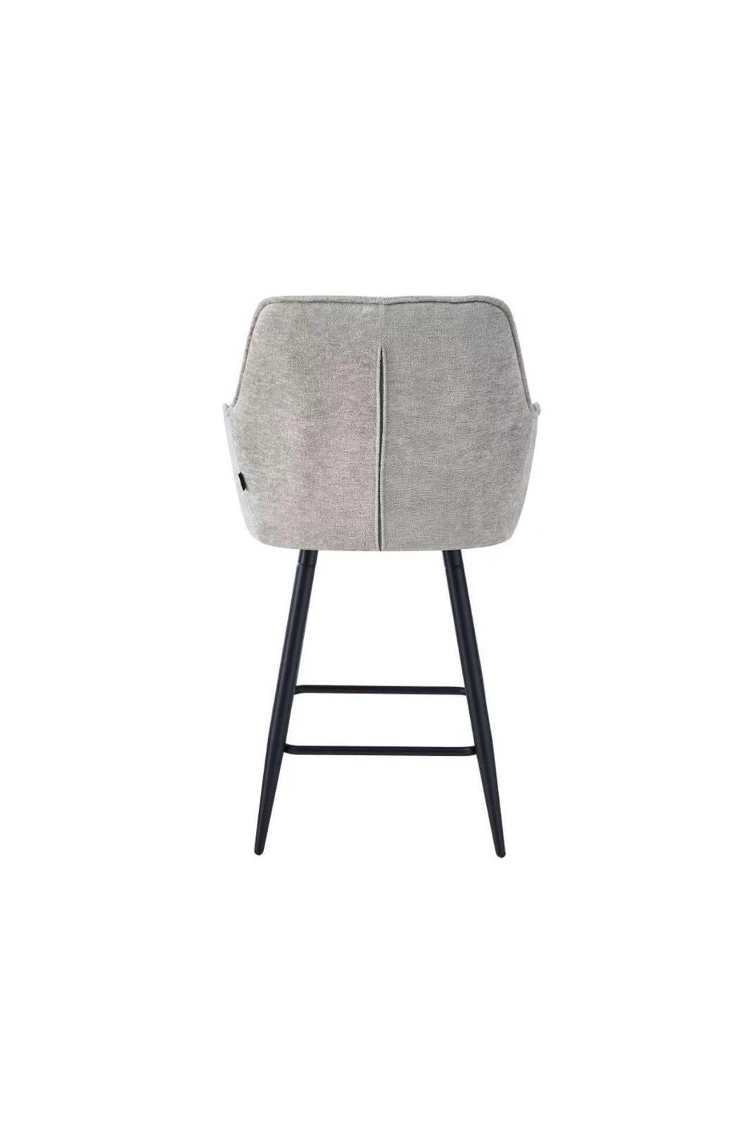 Belissima Bar Stools - Taupe Chenille – Colenis